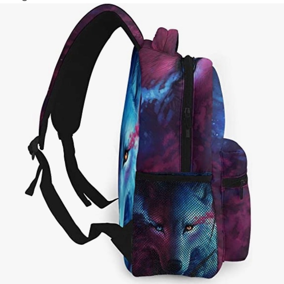 Bags | New Galaxy Wolf Universe Lightweight Backpack | Poshmark